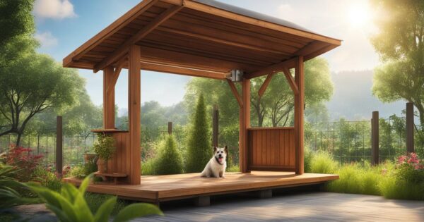 Building a Simple Outdoor Shelter for Dogs
